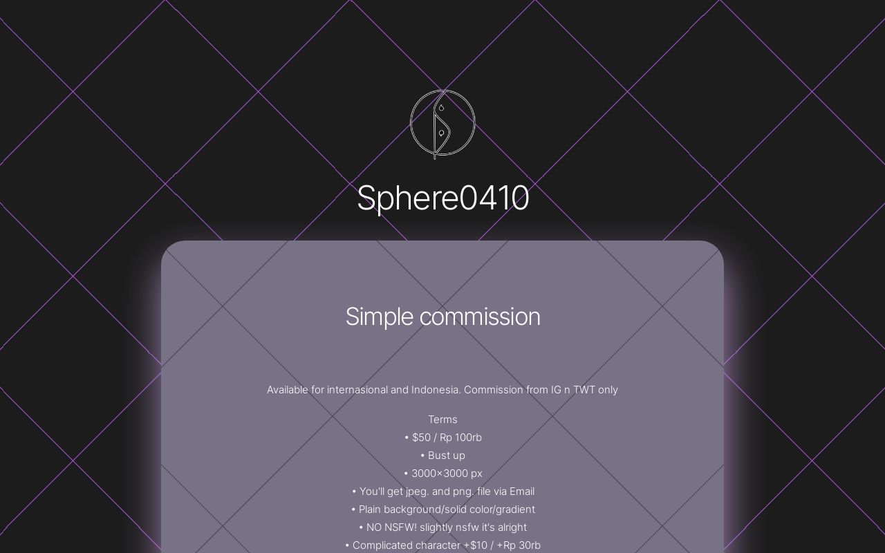 COMMISSION OPEN (Simple)